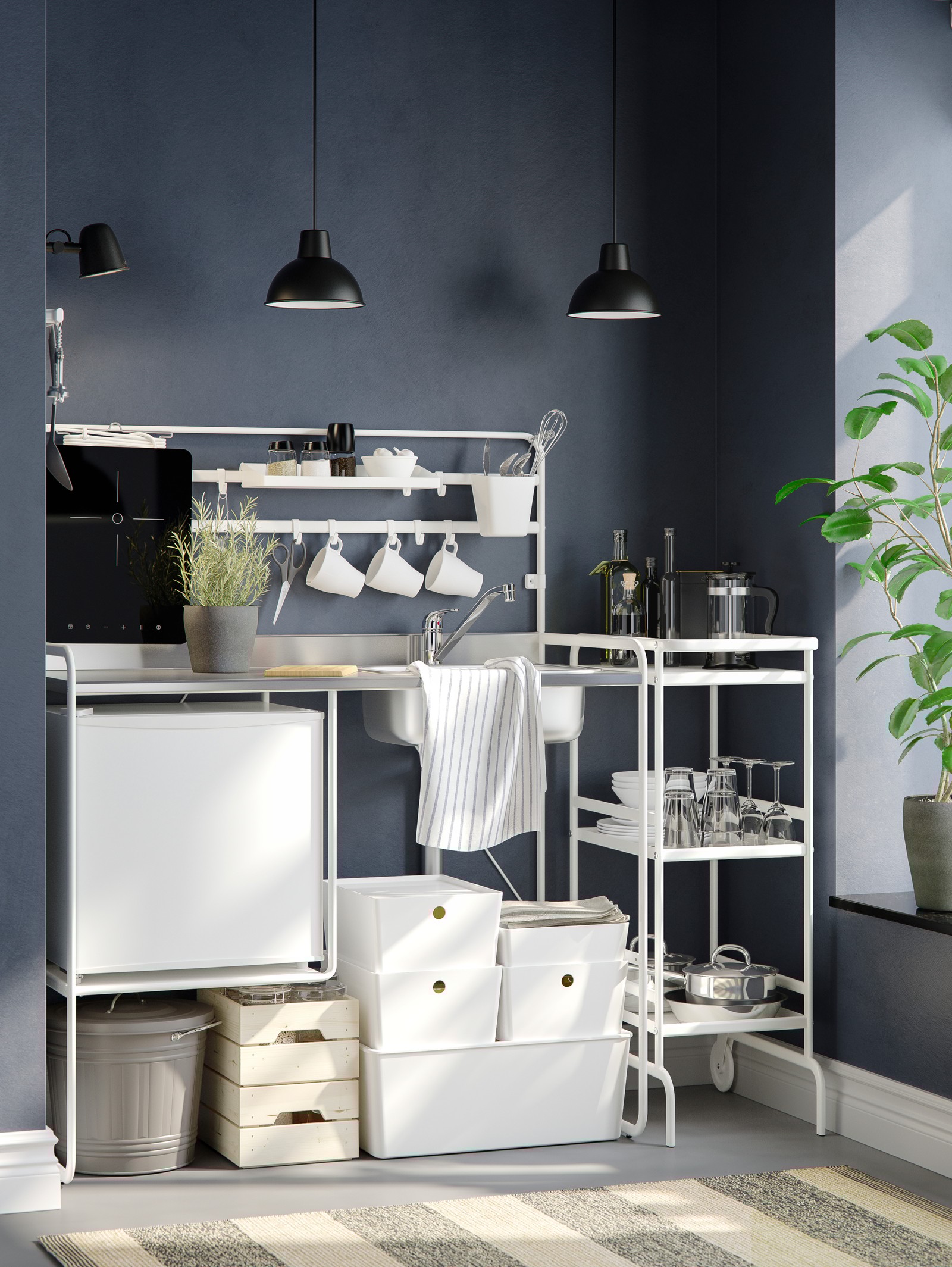 Shop Flexible, Affordable Mini Kitchens - SUNNERSTA - IKEA