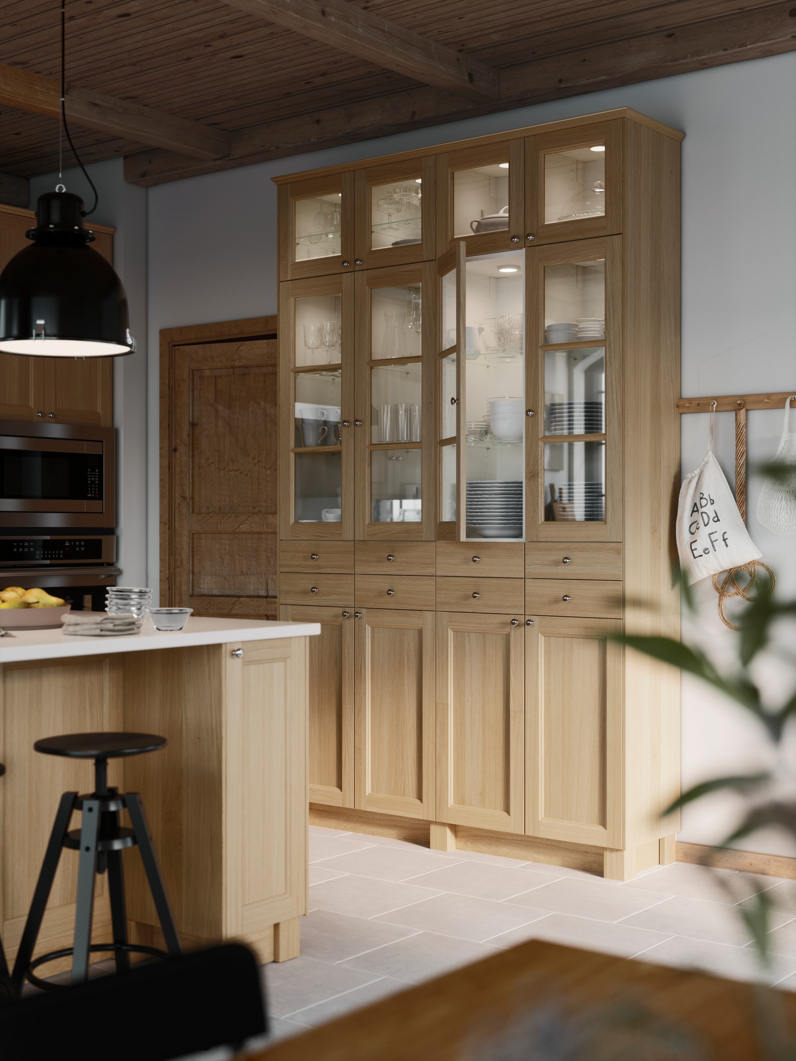 Find out about VEDHAMN oak kitchen fronts - IKEA