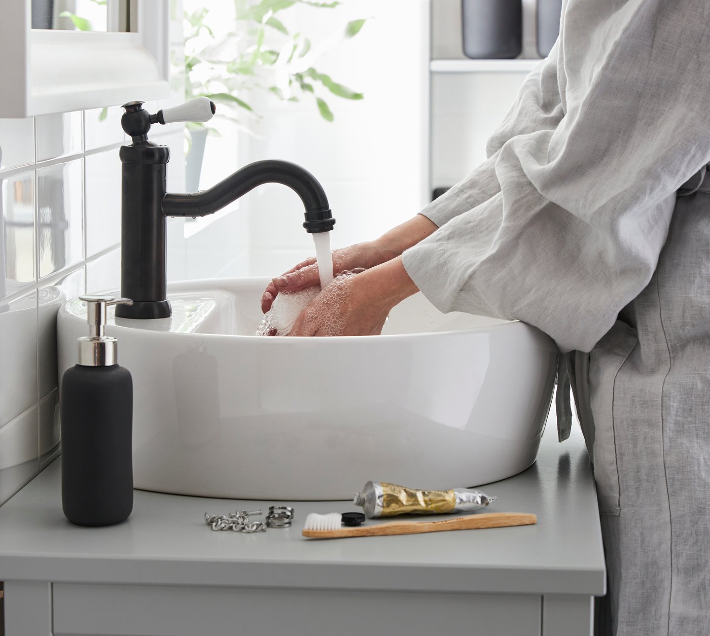 Reduce water use with our bathroom taps - IKEA UK