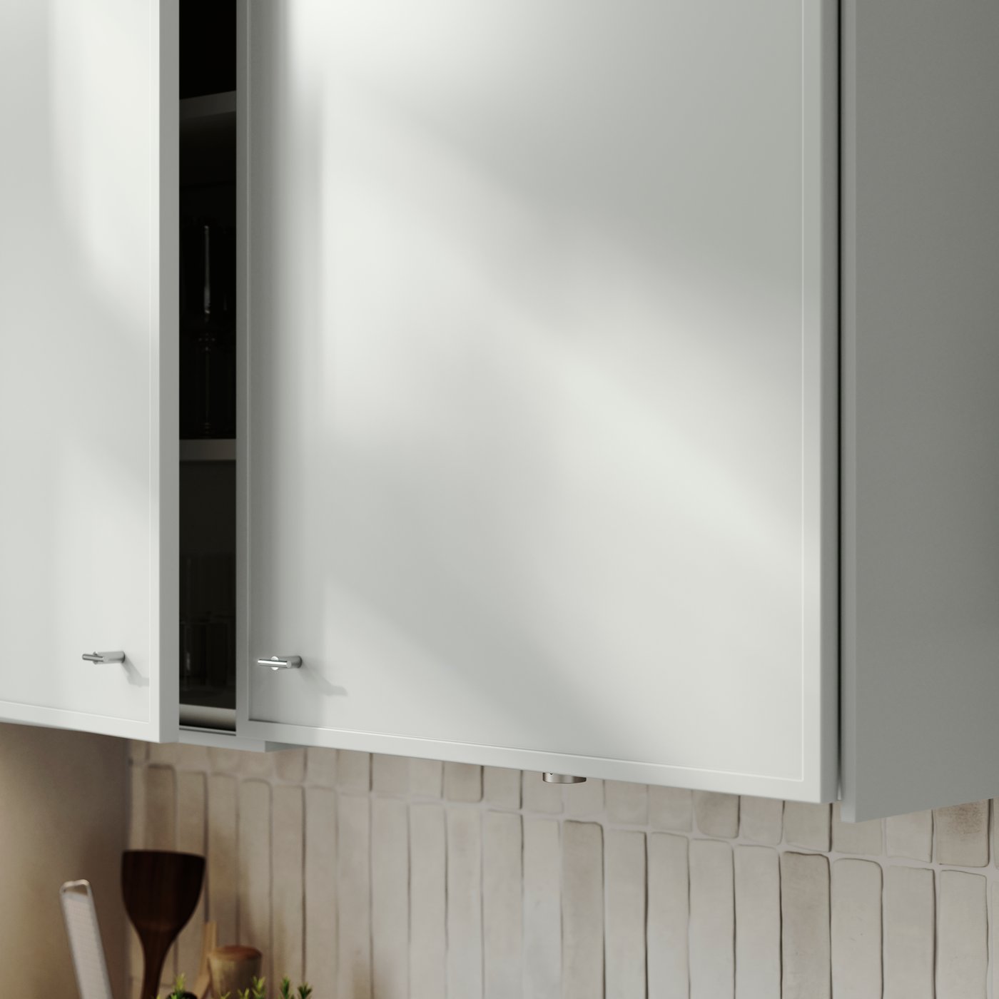 Una cocina minimalista con mucho almacenaje - IKEA