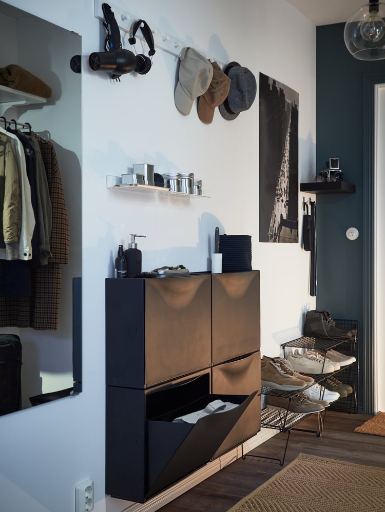 Liten hall med smart förvaring - Inspiration & tips - IKEA