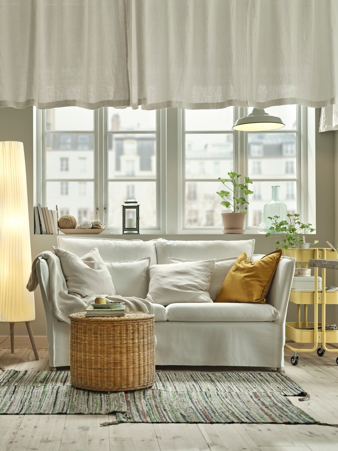 Zeven ideeën voor een witte woonkamer - IKEA