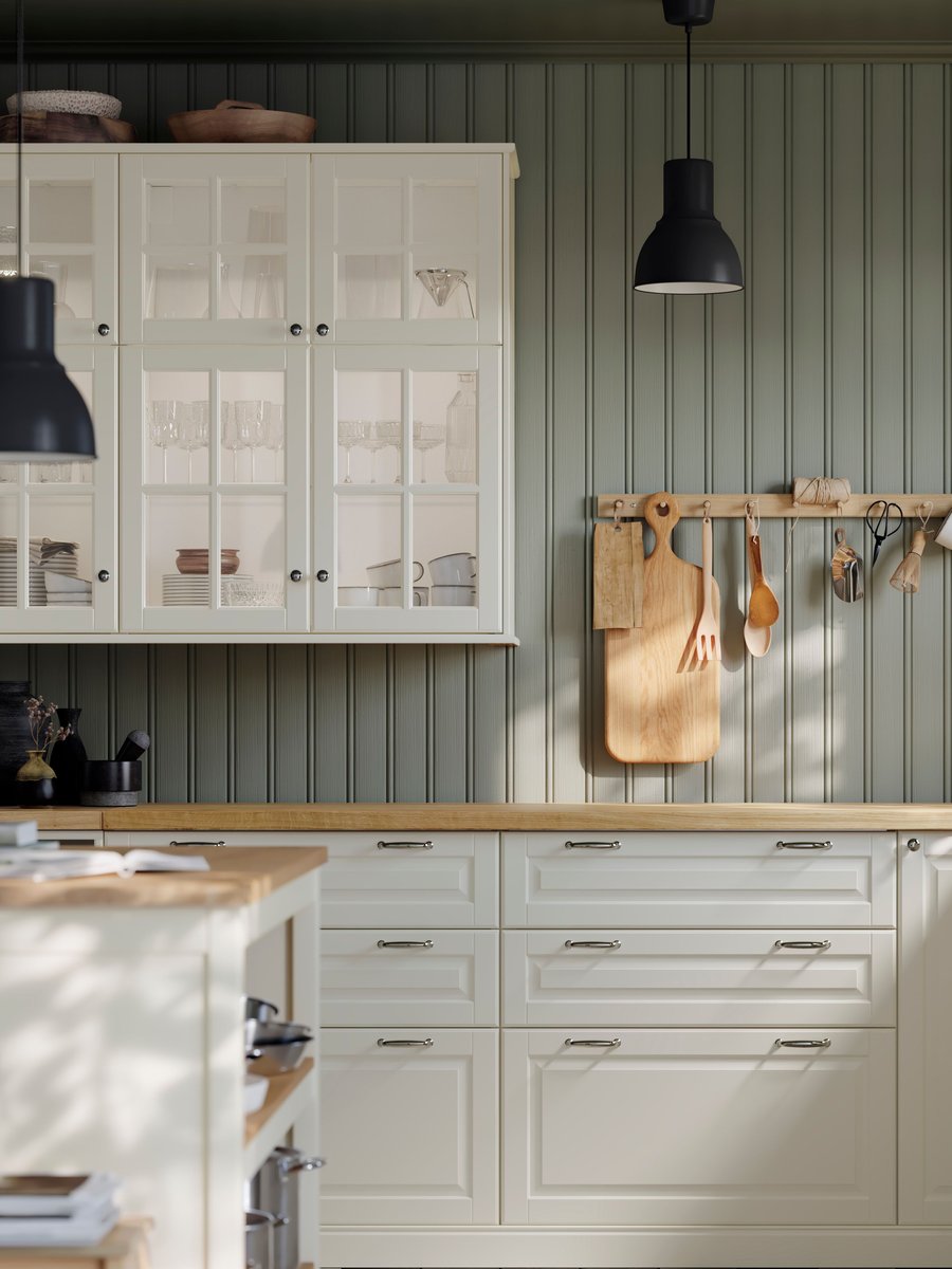 Gro K Che Landhausstil Wei Trend Einbaukuchen Weiss Der Ikea Von