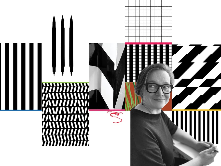 Black and white home decor with a hint of colour - IKEA