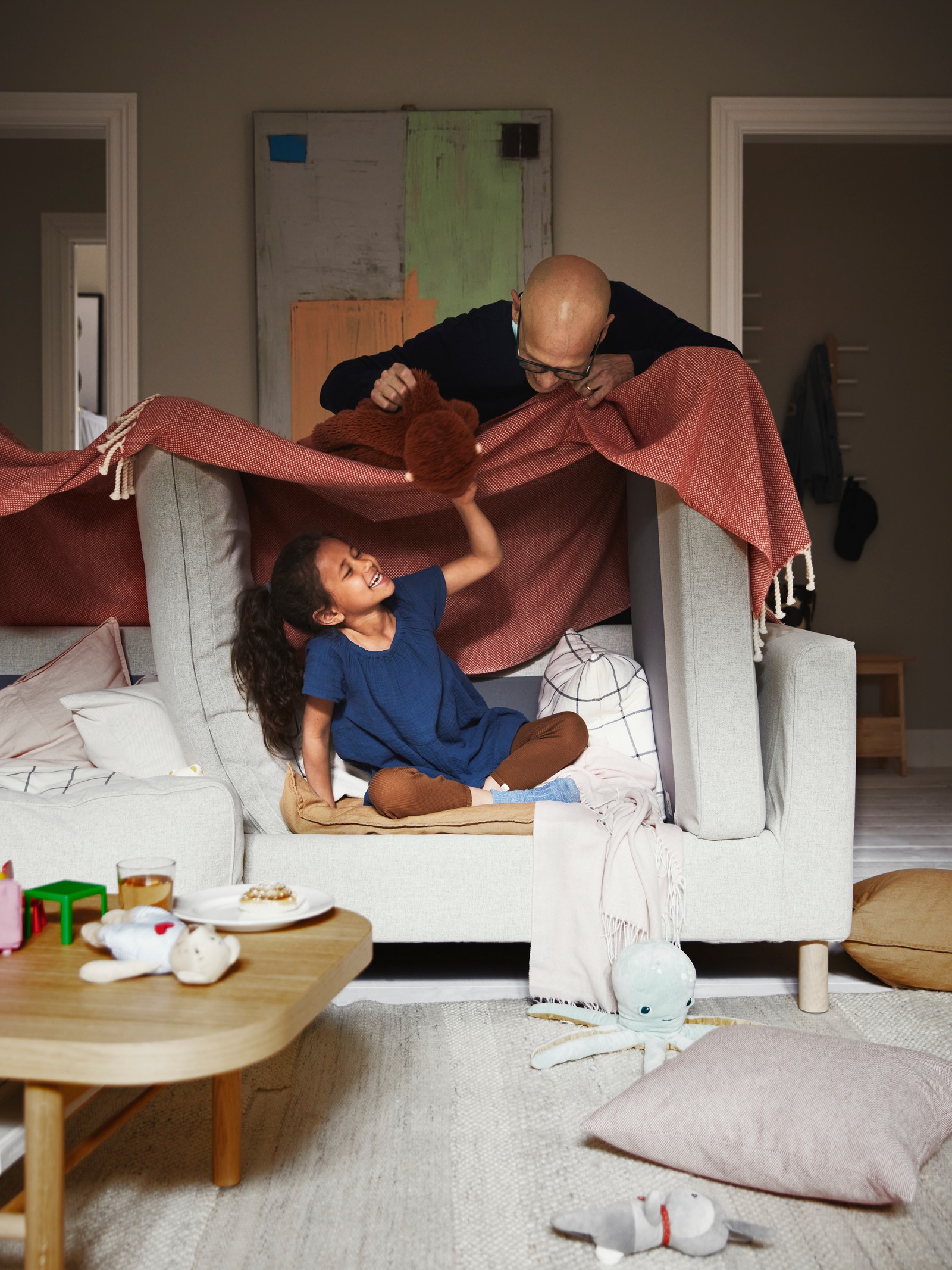 Tre enkla sätt att bygga en koja inomhus för barn - IKEA