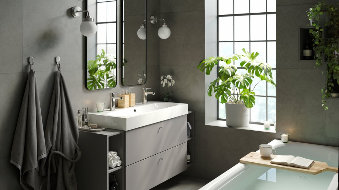 Badrumsidéer för alla utrymmen och stilar - IKEA