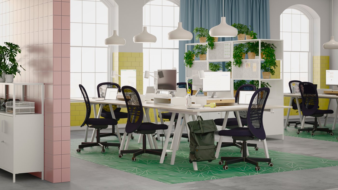 A flexible, stylish and productivity-oriented office - IKEA