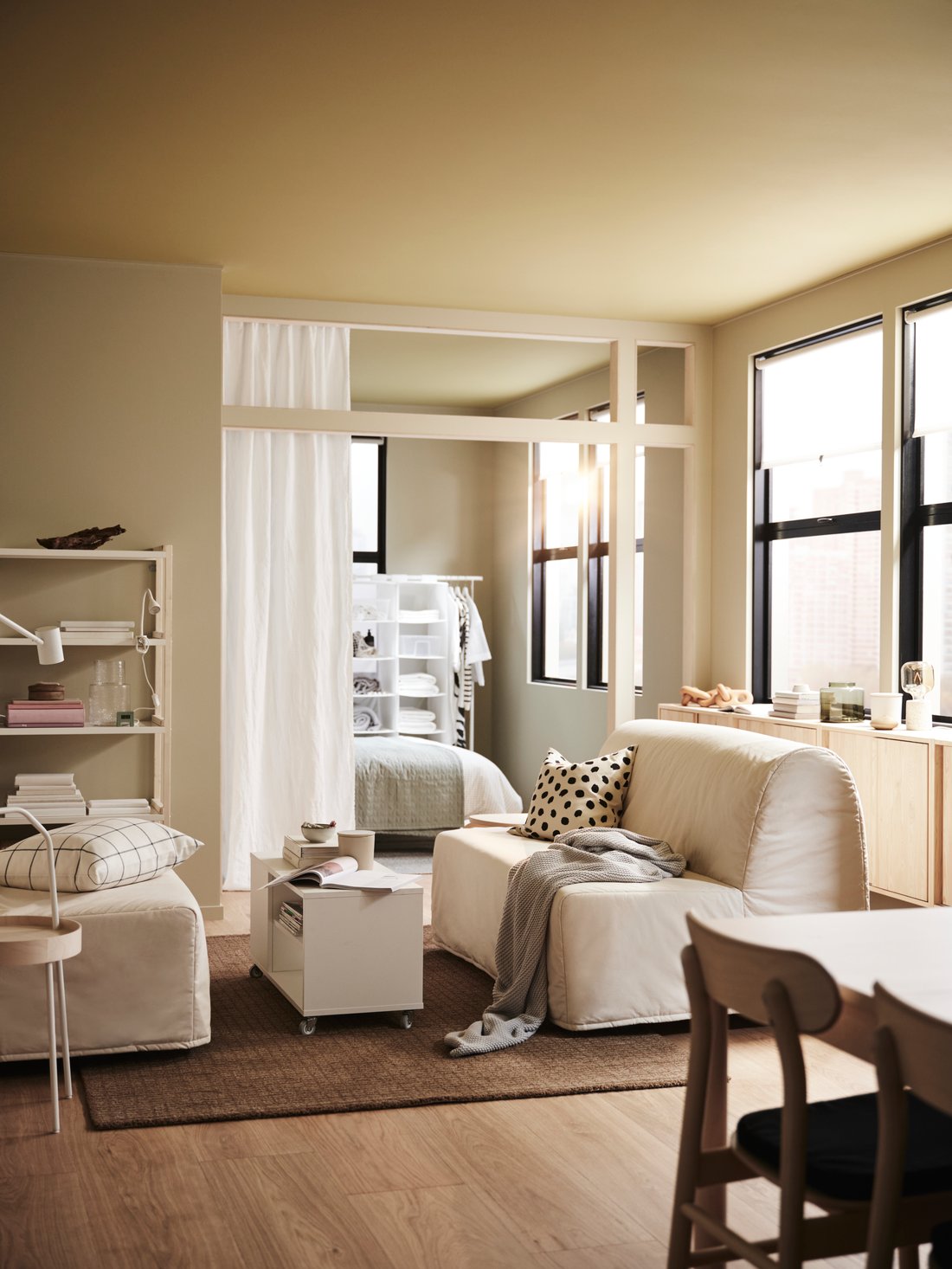 Inspiration för att kombinera kontor och gästrum - IKEA