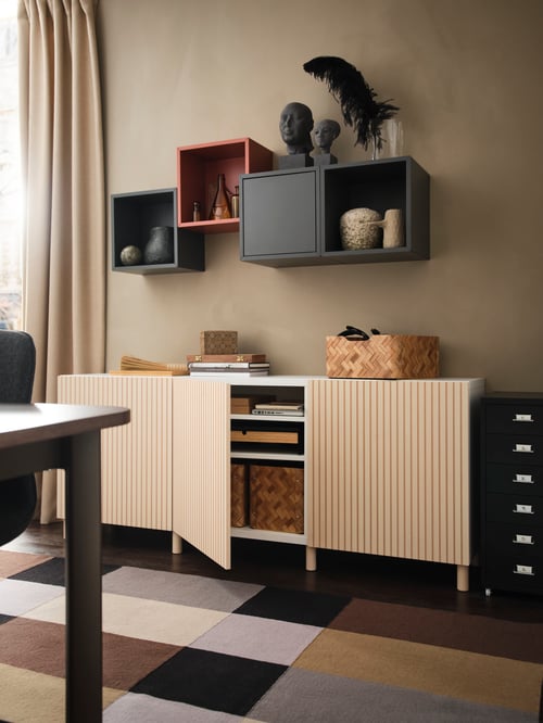 Ideas for a flexible room for living and working - IKEA