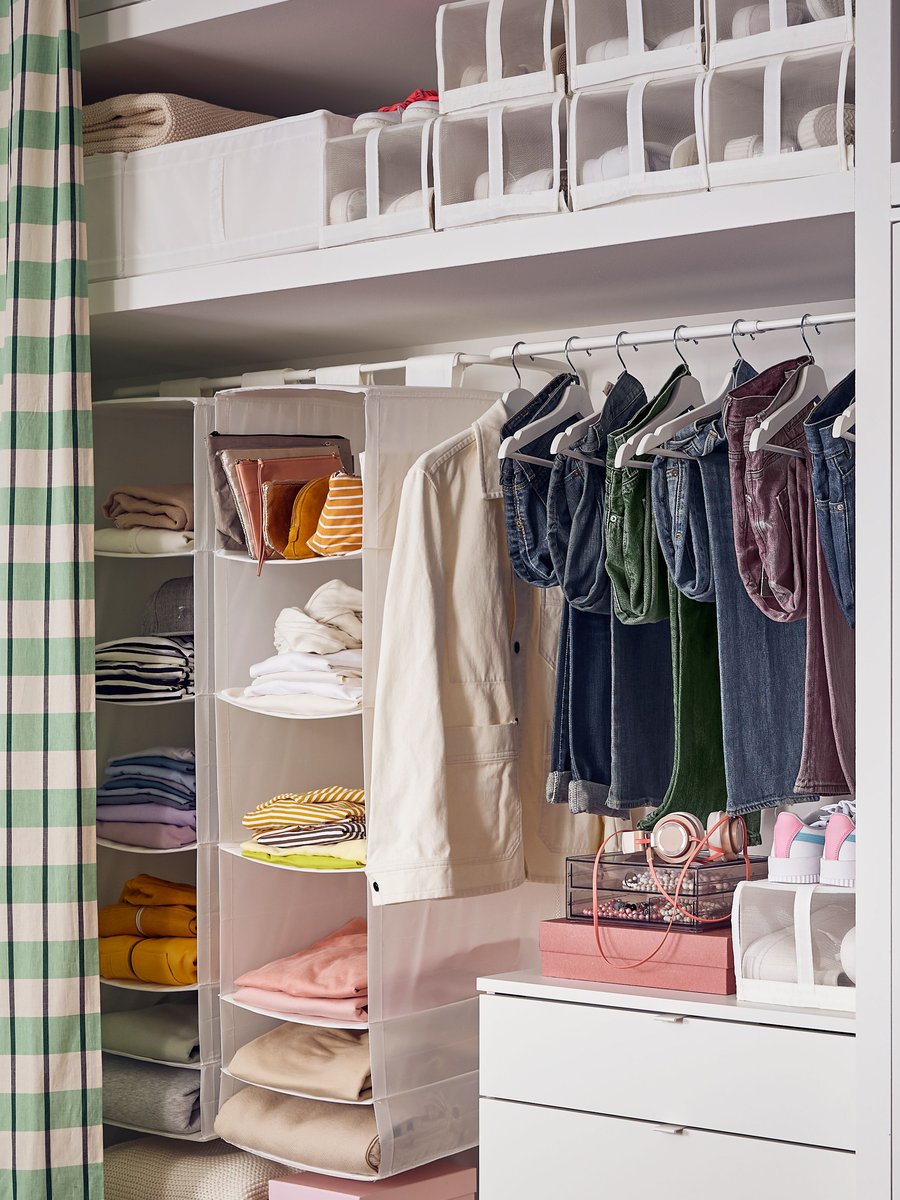 Tipps und Ideen für einen begehbaren Kleiderschrank - IKEA Deutschland