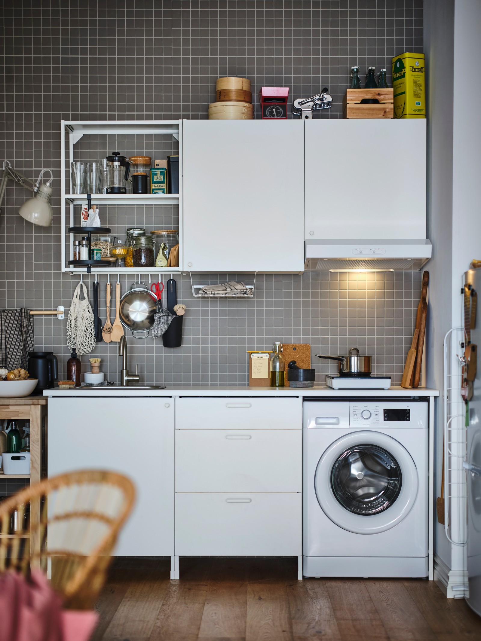 Small space kitchen laundry ideas - IKEA