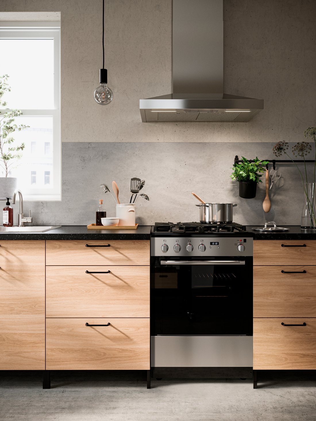Give your home a relaxed feel with this calm kitchen - IKEA