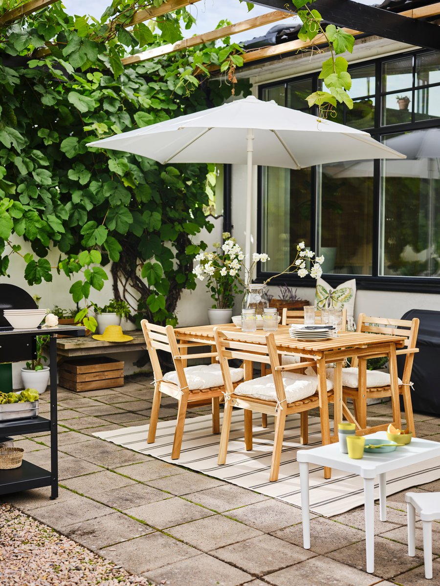 Frisse look met nieuwe tuinset - IKEA