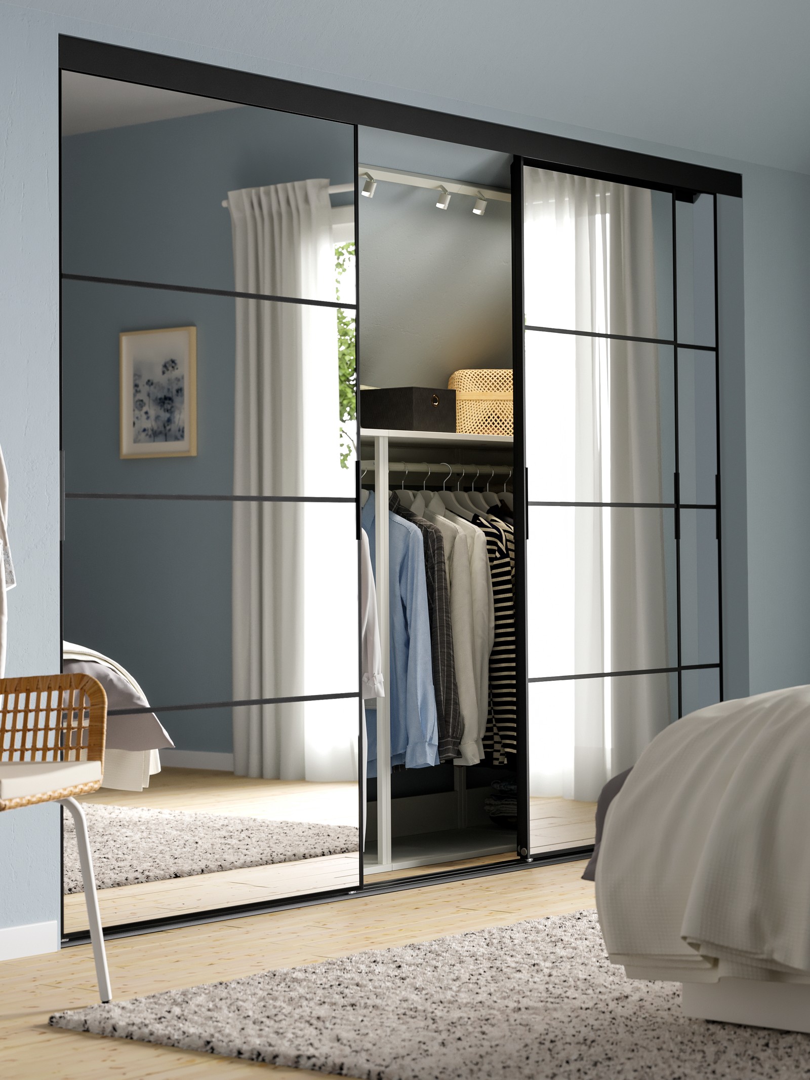 SKYTTA, sliding doors for your wardrobe - IKEA