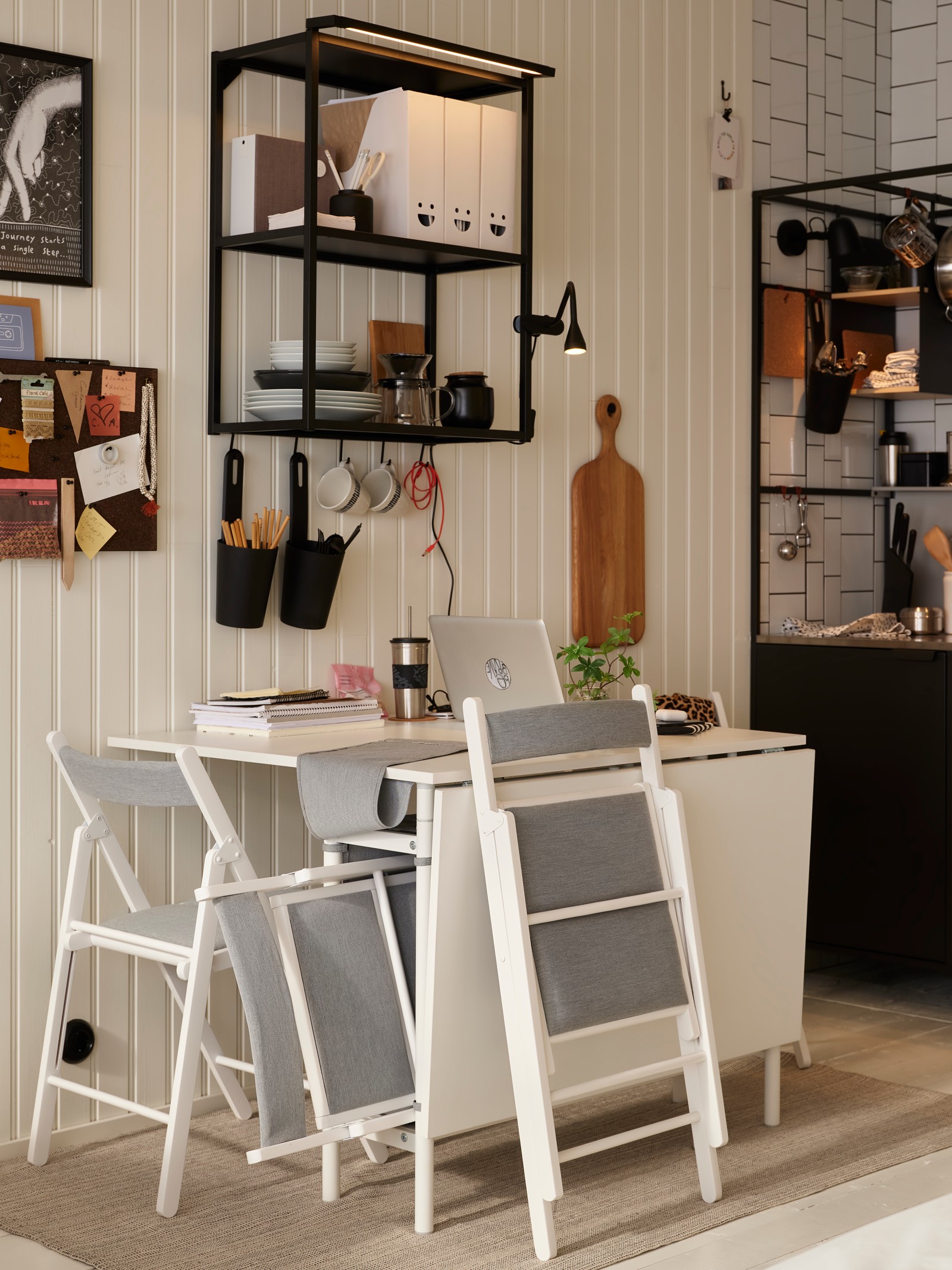 Tips for extending the dining table in a small space - IKEA US