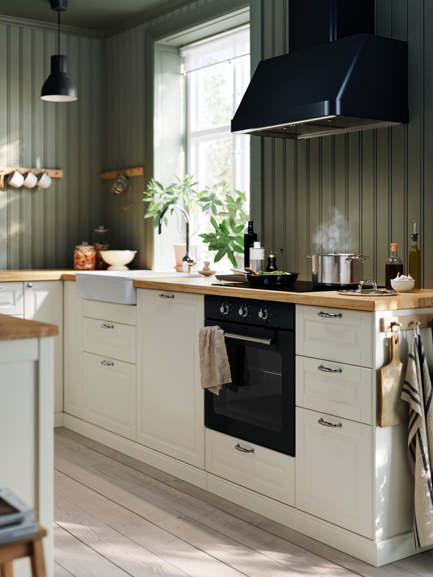 Off-White Bevelled Kitchen - METOD Kitchen System - IKEA UK
