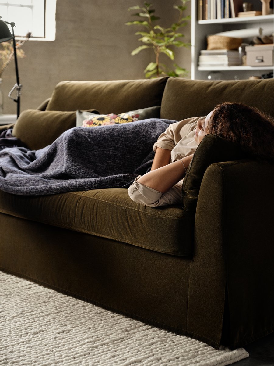 A warm and inviting living room inspired by nature - IKEA