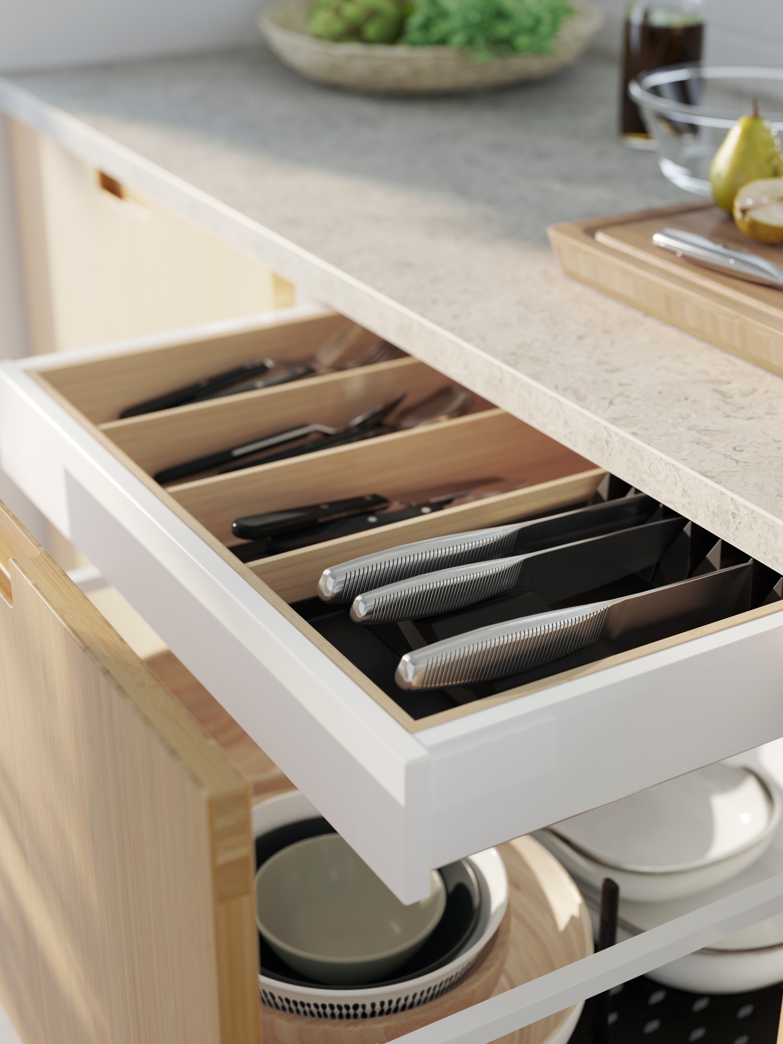 A kitchen that is simple, clean and minimal - IKEA