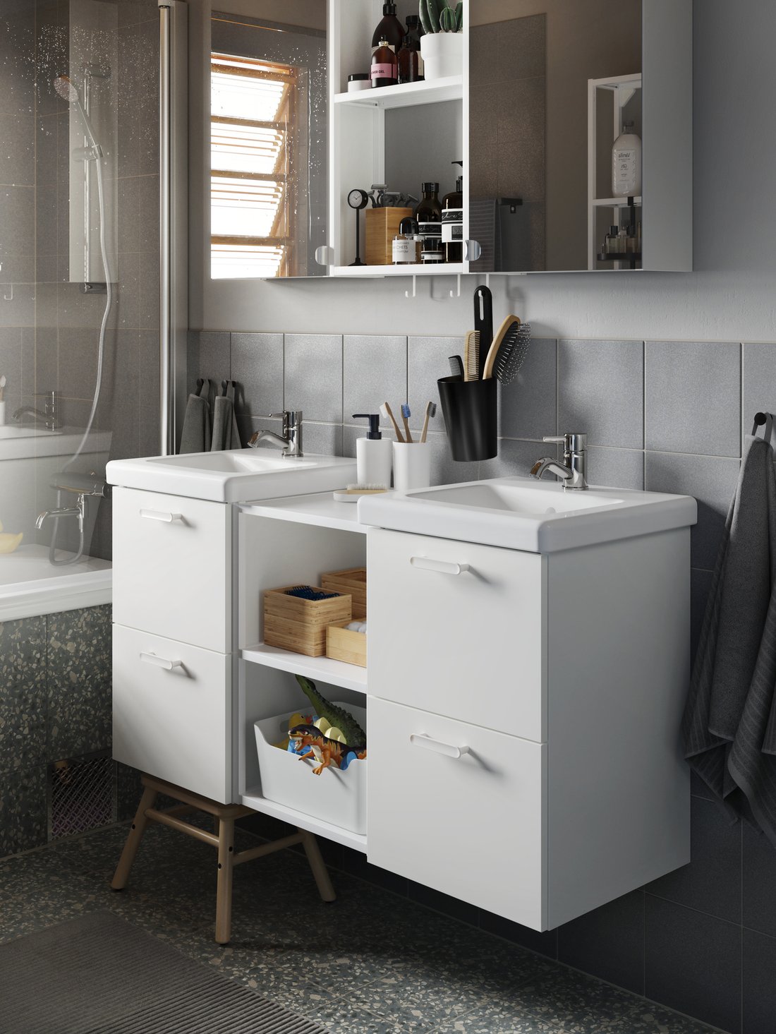 Ideias para casa de banho para todos os espaços - IKEA