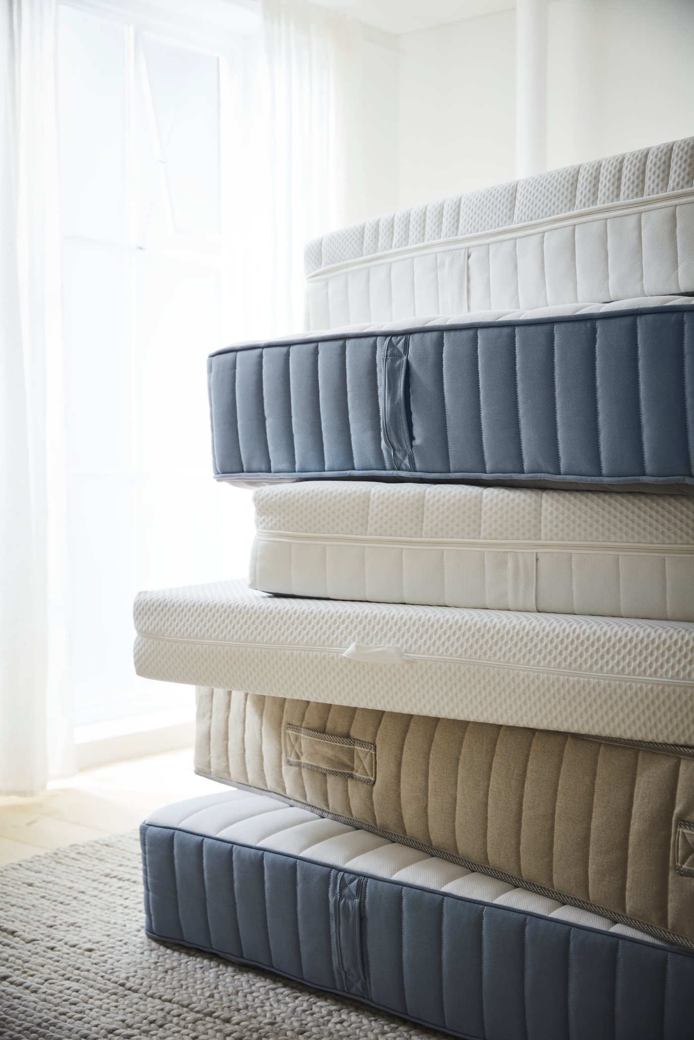 VANNAREID Pocket spring mattress, firm/beige, Twin - IKEA CA