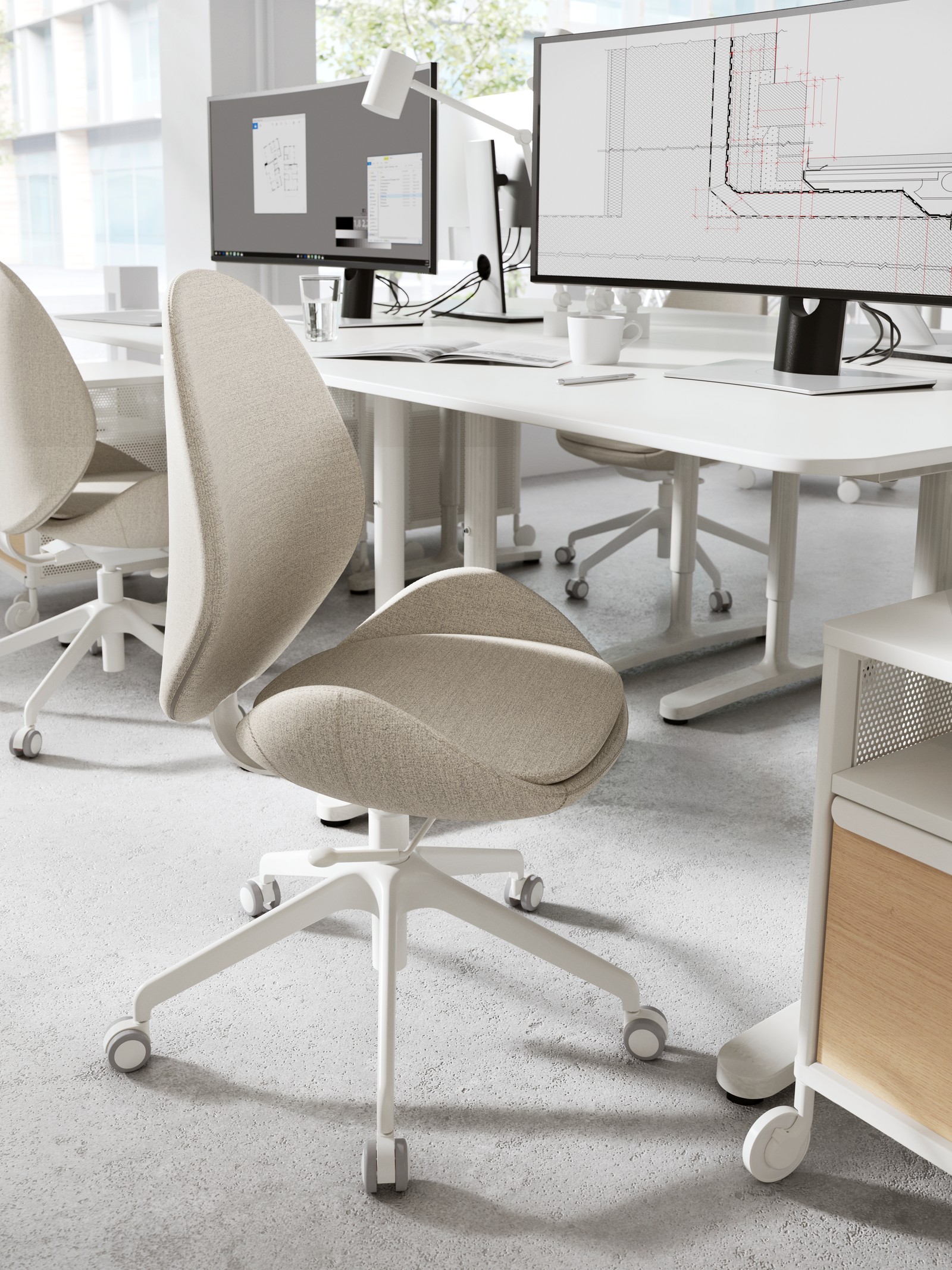 Furniture for a collaborative work space - IKEA