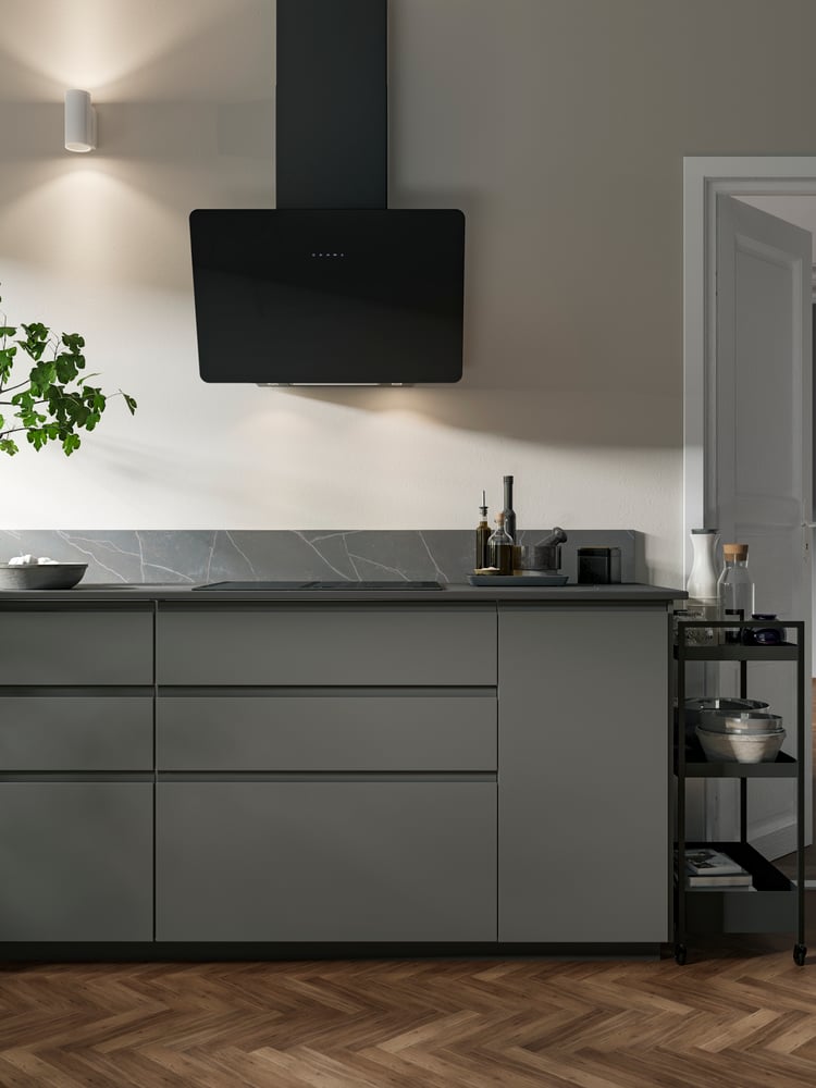 Matt Dark Grey Kitchen - METOD Kitchen System - IKEA UK