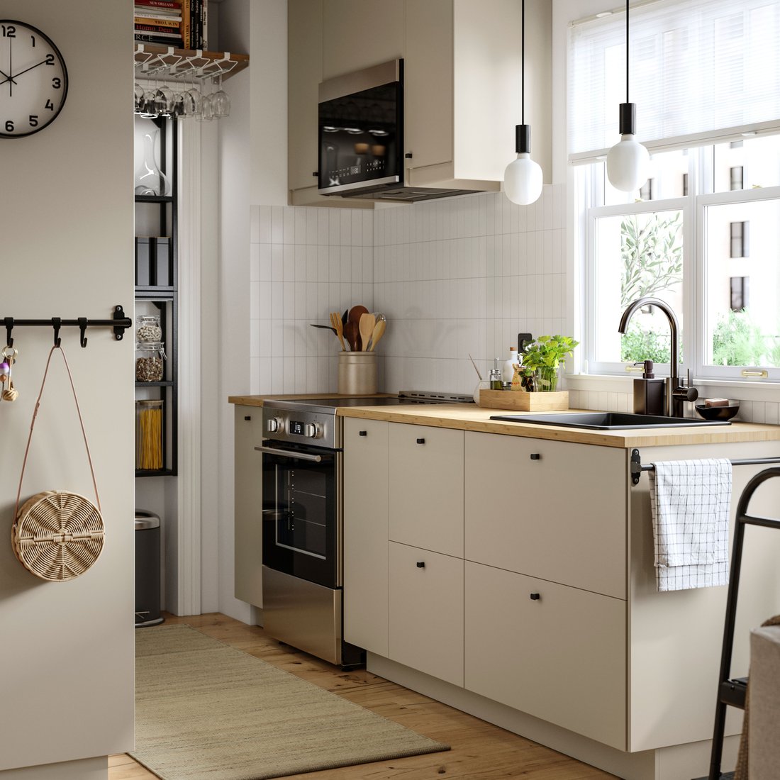 Bézs és krémszínű konyhák – konyhabútor-galéria - IKEA