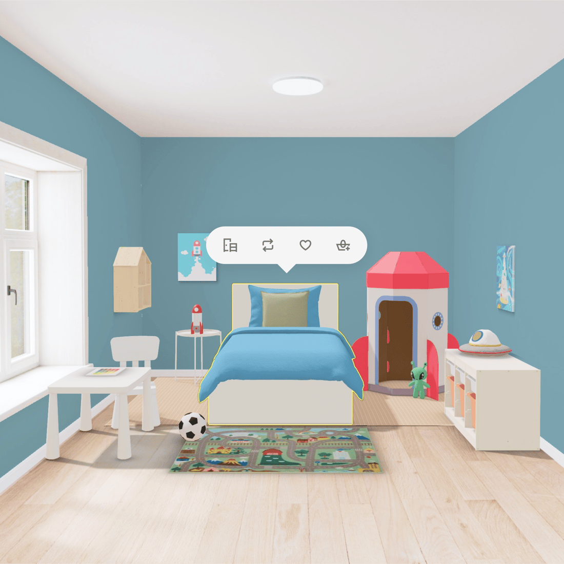 DJUNGELSKOG glove puppet, snake/burmese python - IKEA