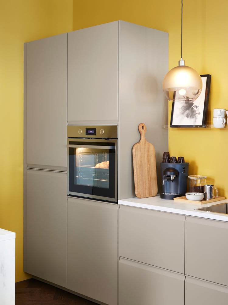 UPPLÖV dark beige kitchen fronts - IKEA | IKEA Singapore