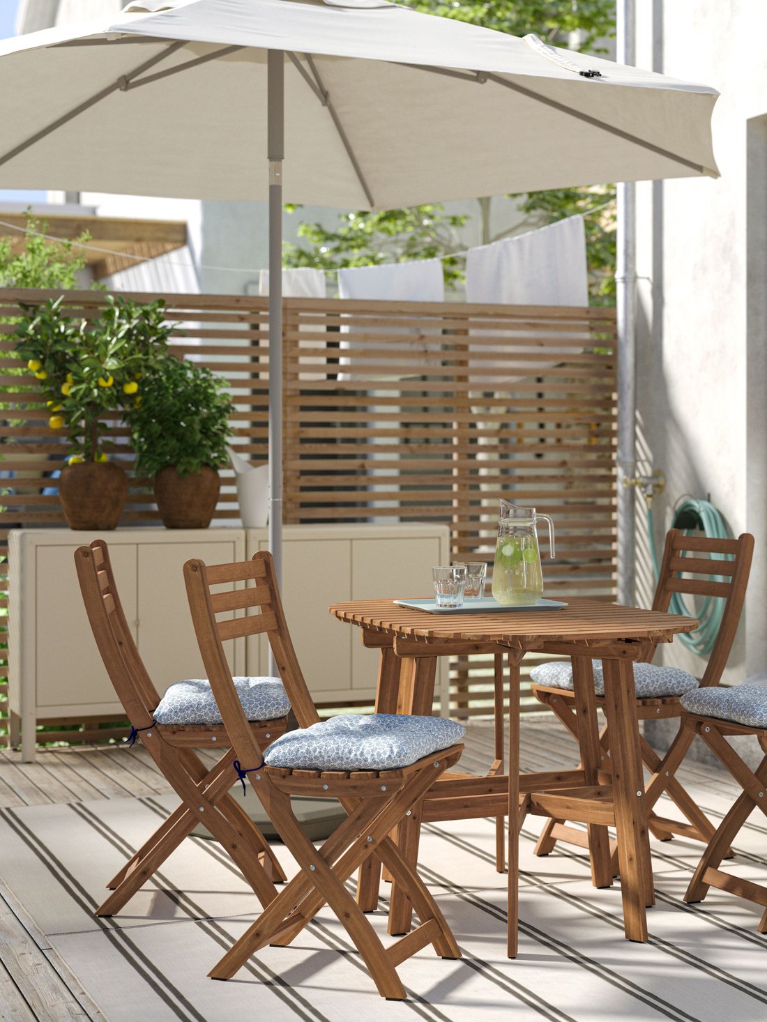 Frisse look met nieuwe tuinset - IKEA