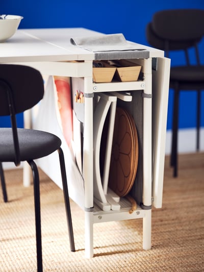 A tiny fun-loving living dining room with personality - IKEA CA