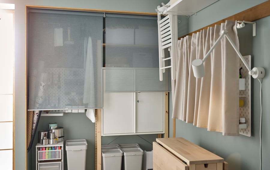 How to create a flexible on-and-off home hobby corner - IKEA