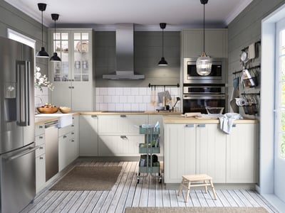 Cream Kitchen - Beige Kitchen - Off-White Kitchen - IKEA