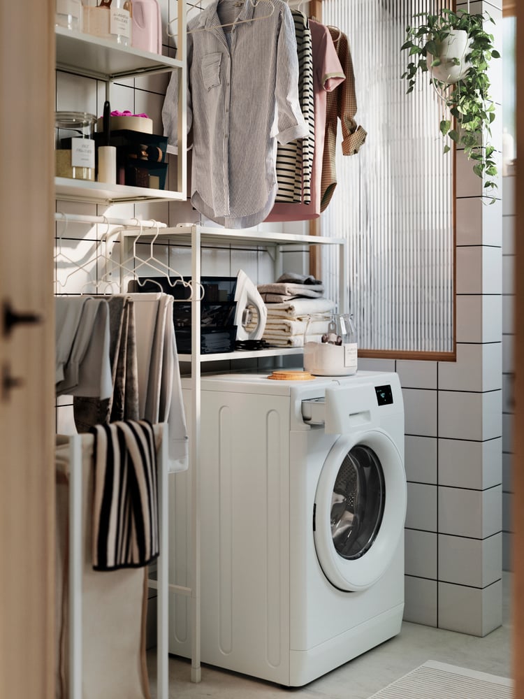 Complete and compact set-up for your home laundry - IKEA