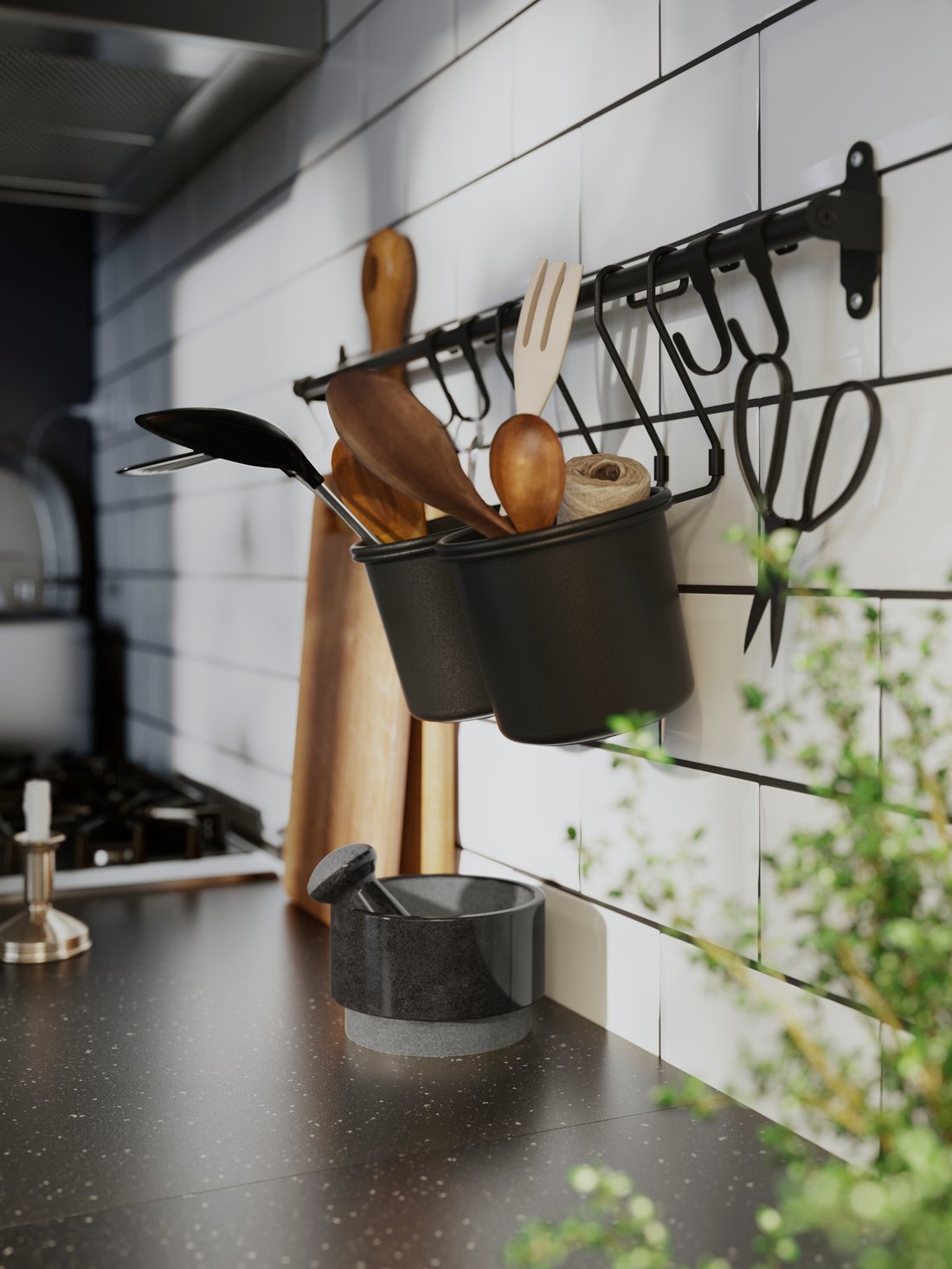 Kitchen Wall Storage - Kitchen Wall Organisers - S-Hooks - IKEA