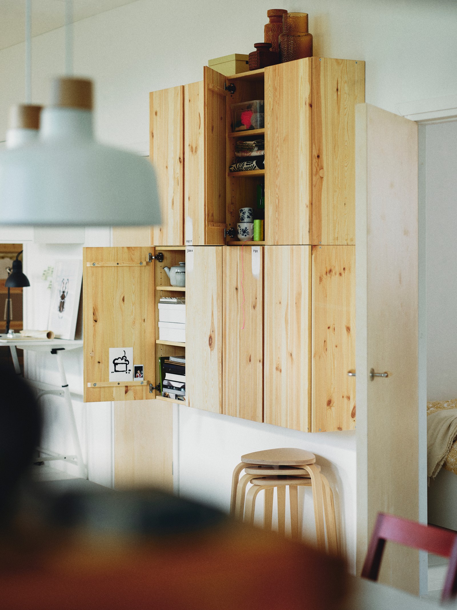 Different private storage ideas for shared living - IKEA