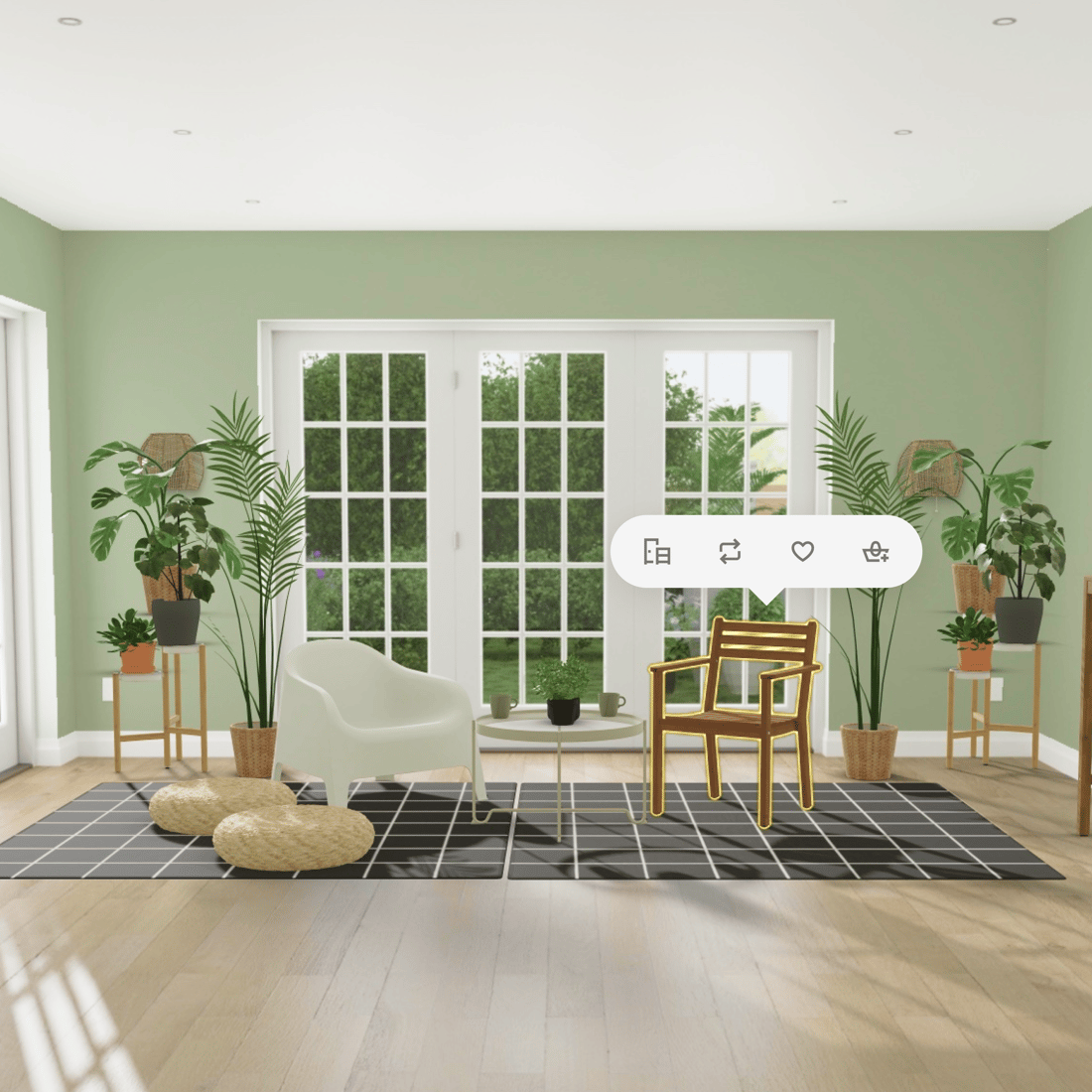 NÄMMARÖ sun lounger, outdoor light brown stained - IKEA UK