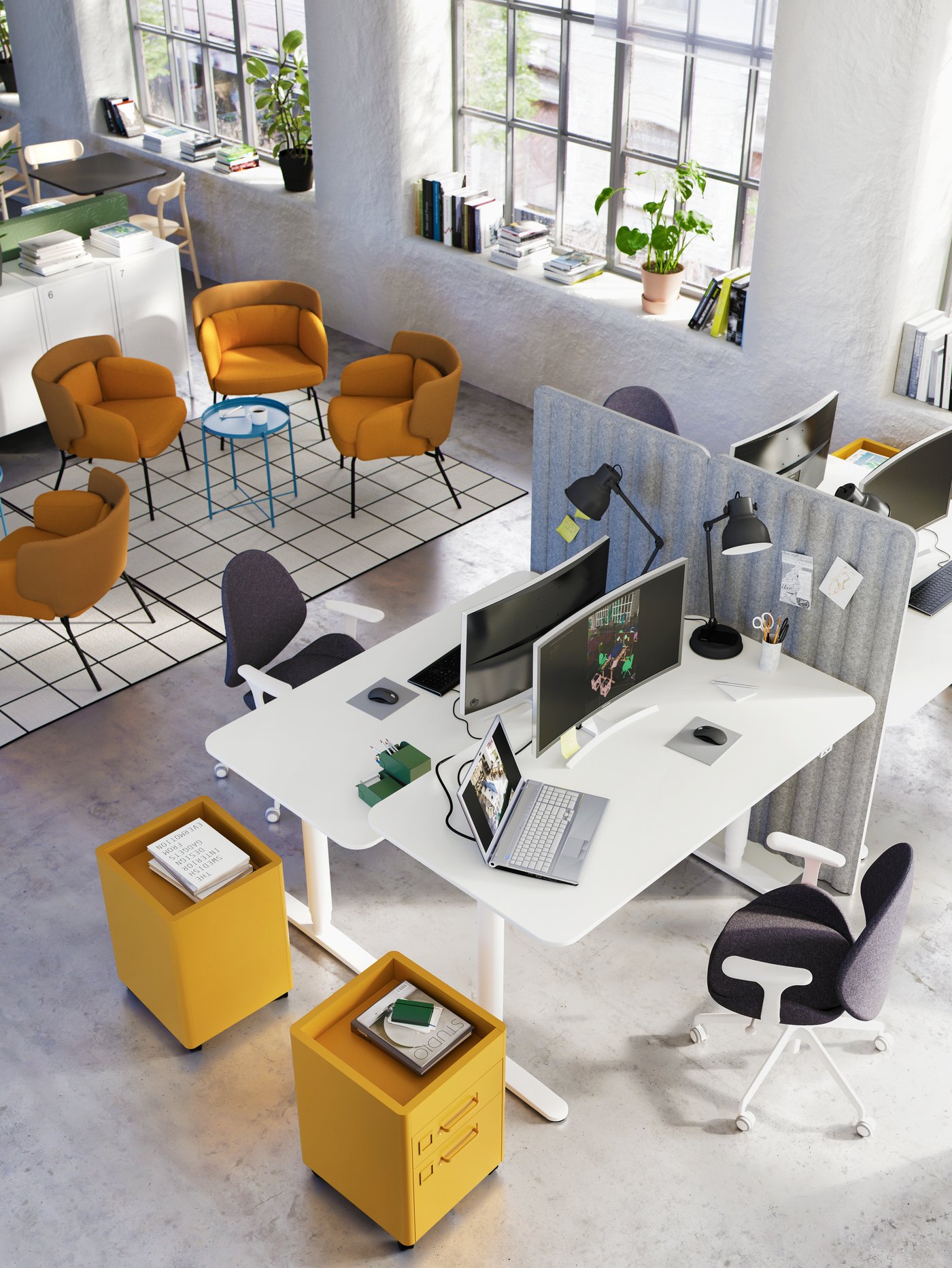 Flexible zones for different styles of co-working - IKEA CA