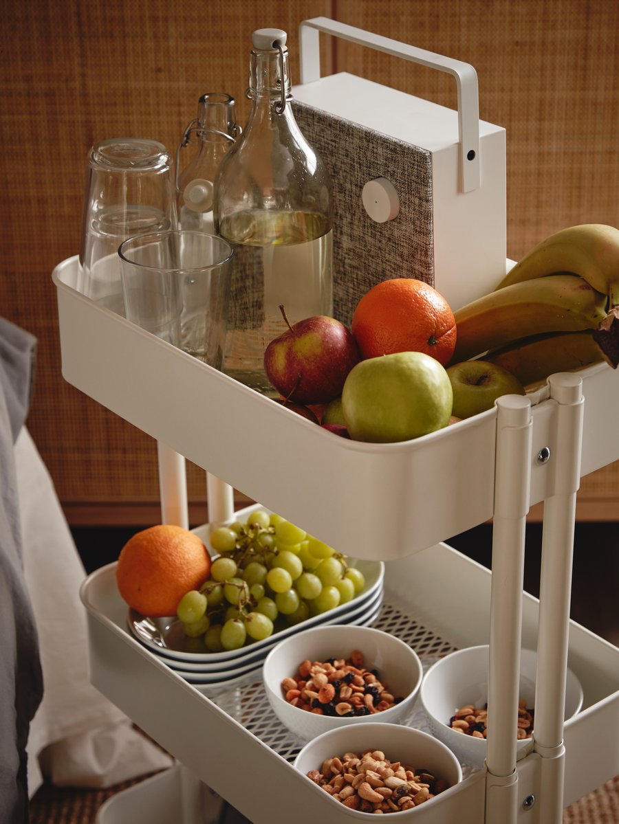 3 stilfulde idéer med RÅSKOG rullebord - IKEA