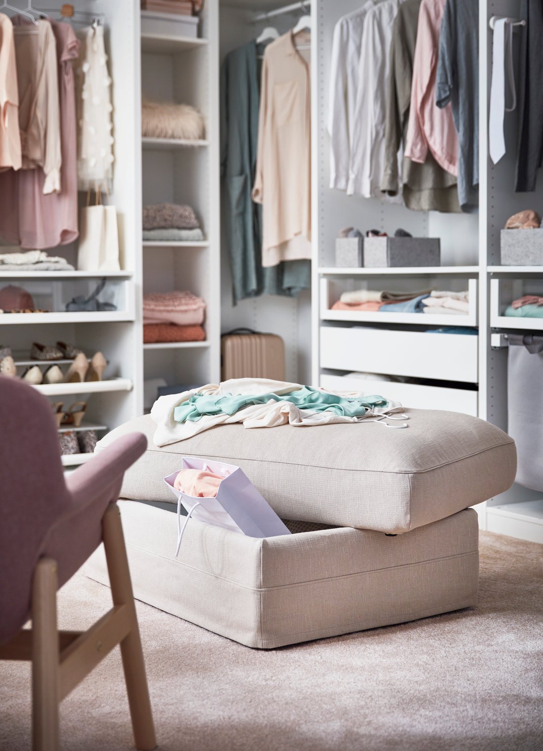 The perfect walk-in closet - IKEA