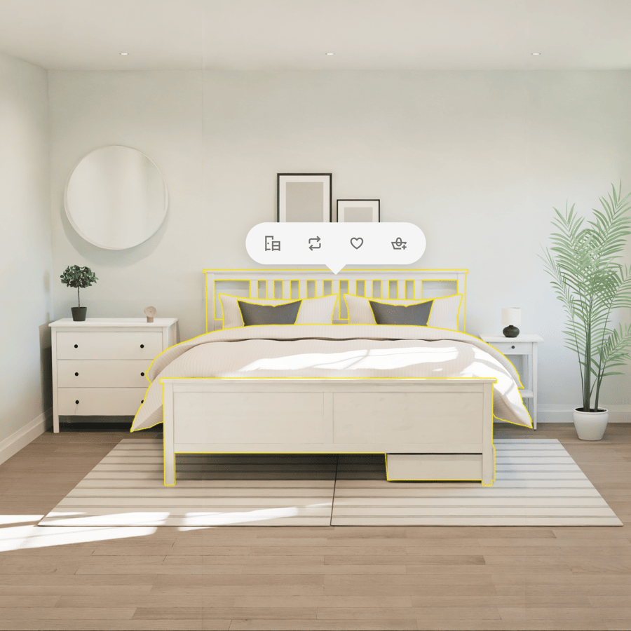 SUNDVIK ext bed frame with slatted bed base, white, 381/4x743/4" - IKEA