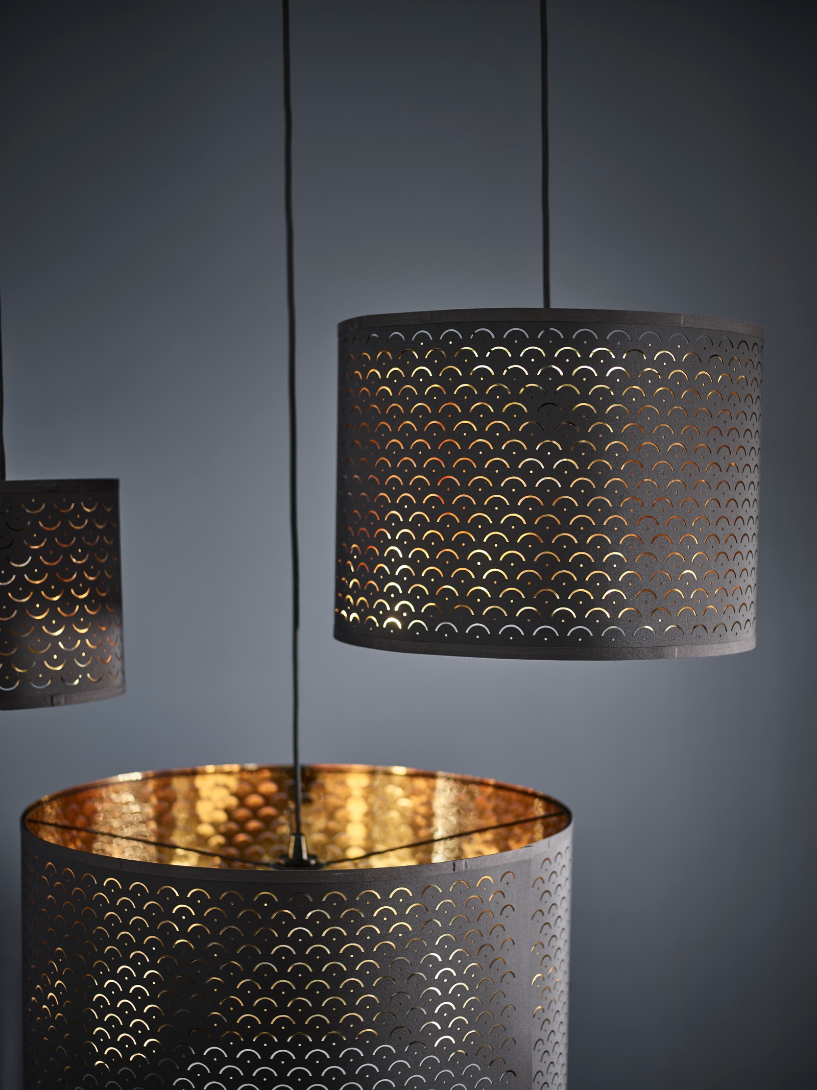 Gothic romance home décor with gold and black accents - IKEA CA