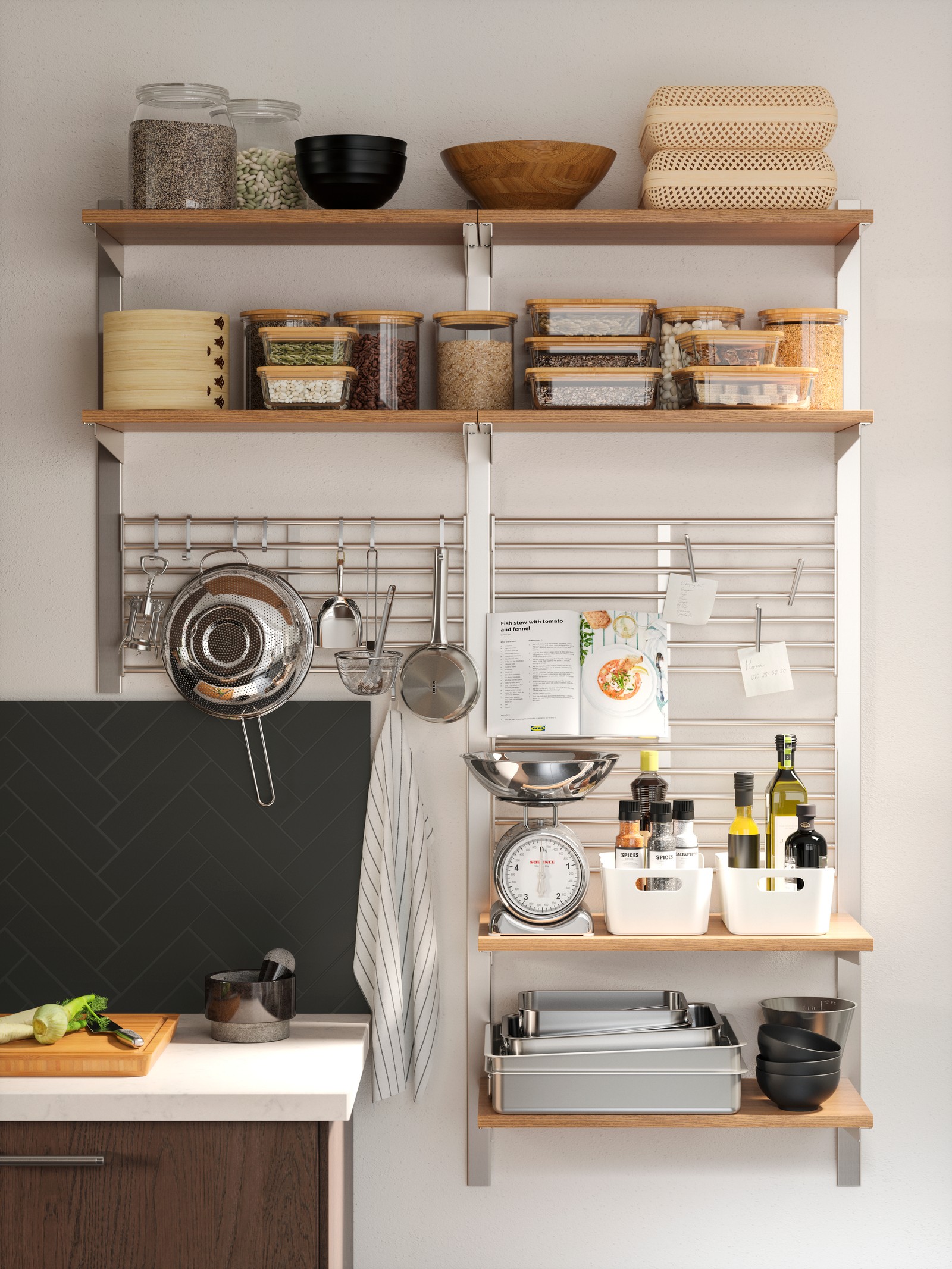 Kitchen Wall Racks & Shelves Storage - IKEA