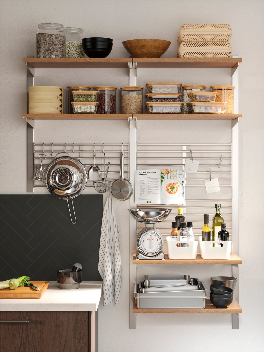 Kitchen Wall Racks & Shelves Storage - IKEA
