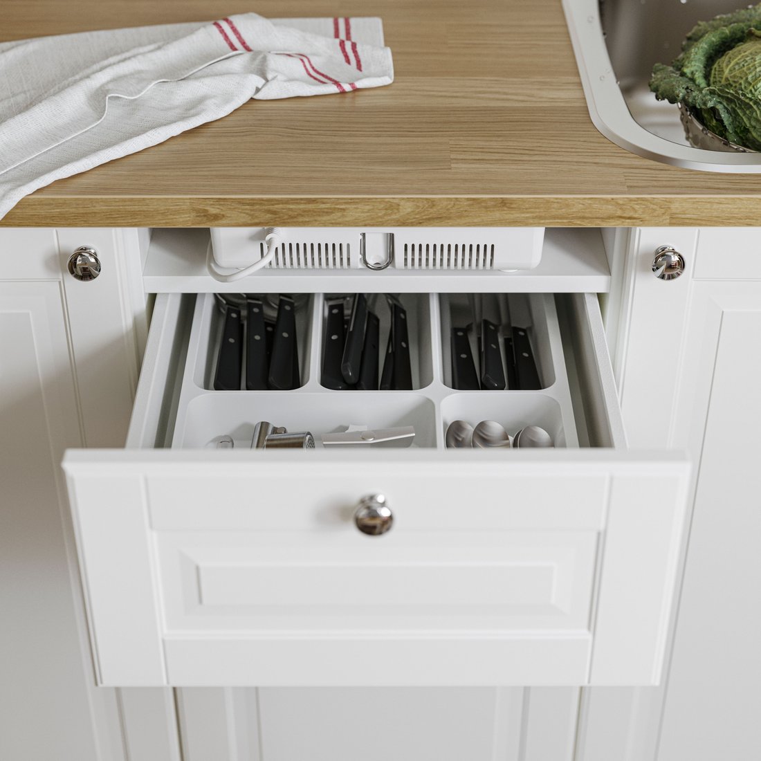 A kitchenette in a traditional Scandinavian style - IKEA