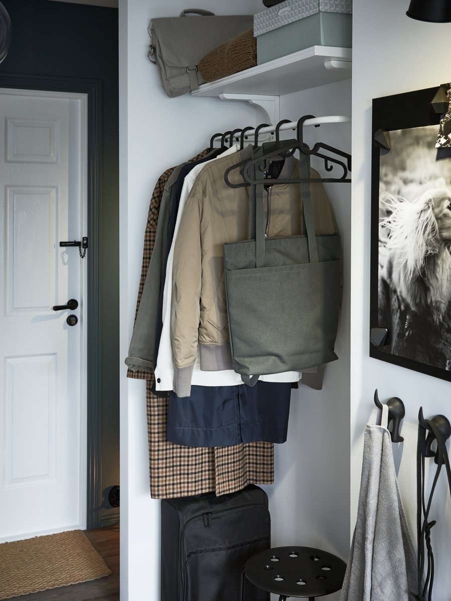 Liten hall med smart förvaring - Inspiration & tips - IKEA