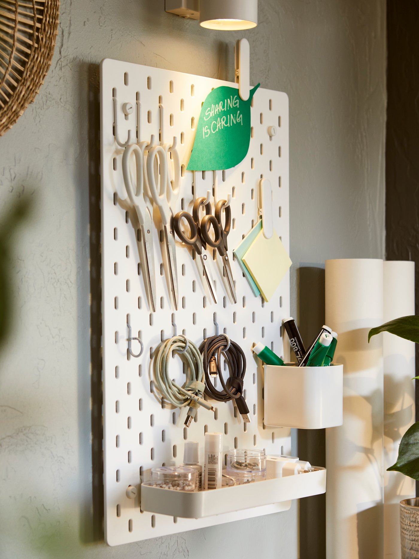 IKEA pegboard ideas for organizing your belongings - IKEA