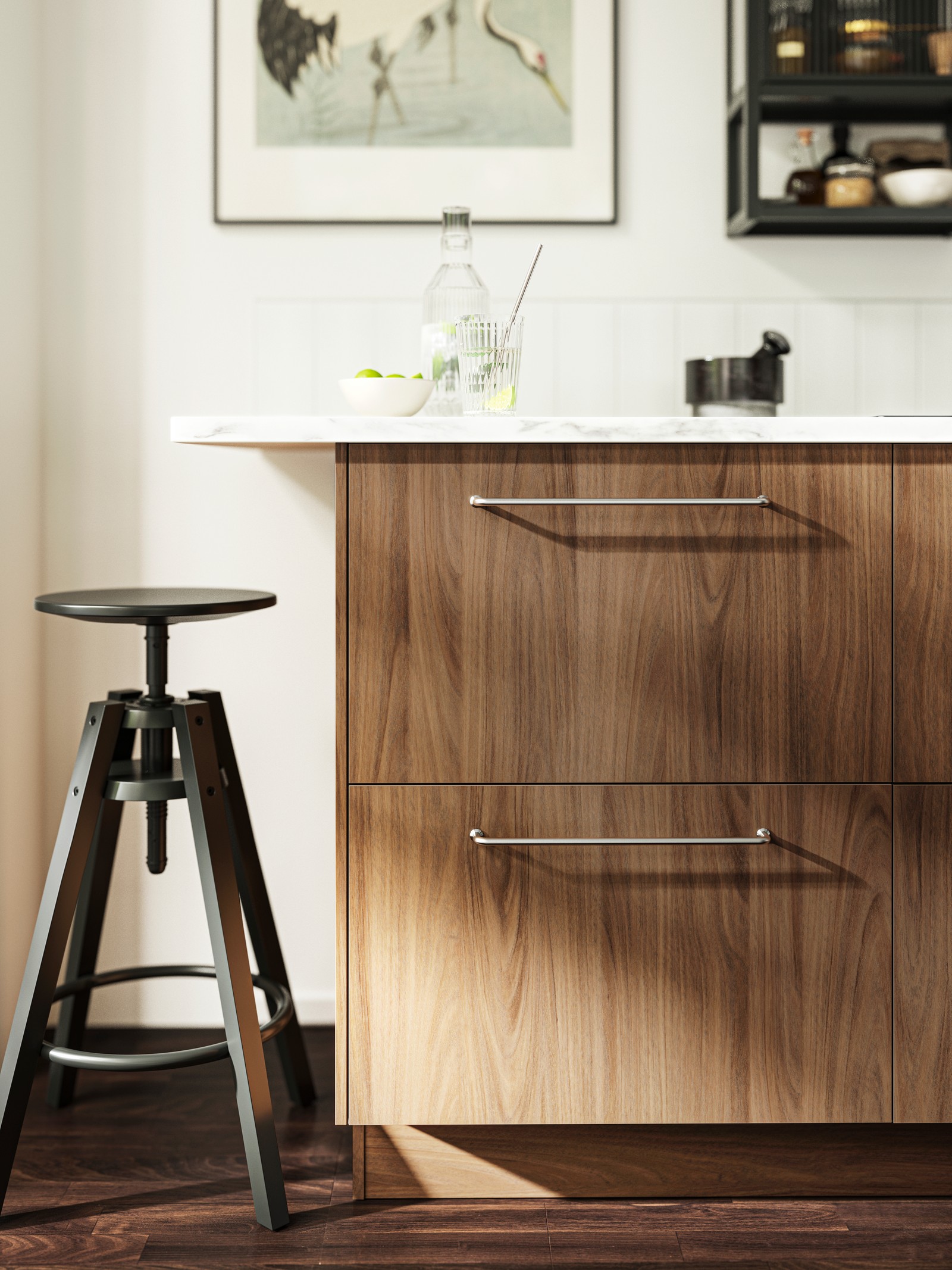 TISTORP brown walnut effect kitchen guide - IKEA