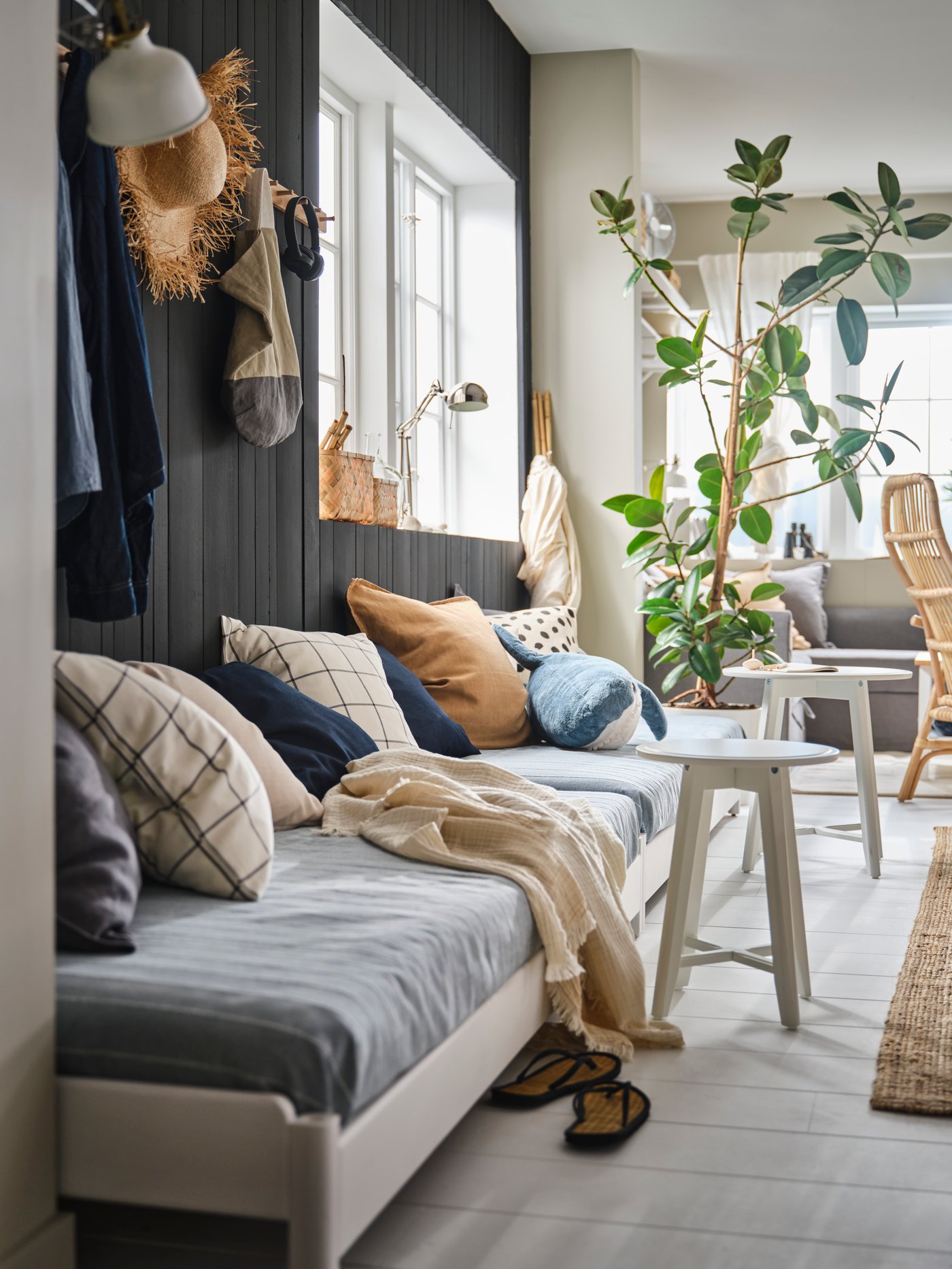 Sleep and Socialise in a Small Studio Apartment - IKEA