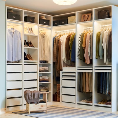 Inspiring walk-in wardrobe ideas and top tips - IKEA